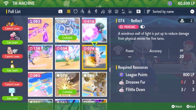 How To Get Reflect (TM074) in Scarlet and Violet - Touch, Tap, Play