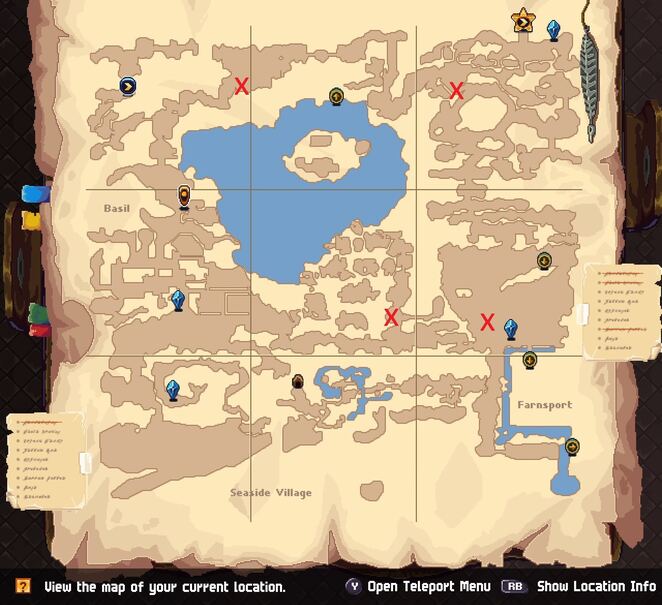 All Rohlan Fields Buried Treasure Locations in Chained Echoes - Touch ...