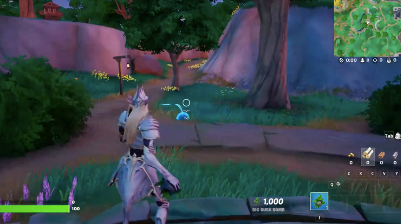 How to Use the Big Bush Bomb in Fortnite - Touch, Tap, Play