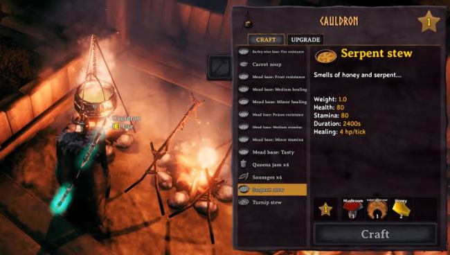 How to Make Serpent Stew in Valheim - Touch, Tap, Play