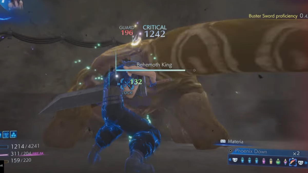 How to Beat Behemoth King in Crisis Core Reunion - Final Fantasy 7 ...