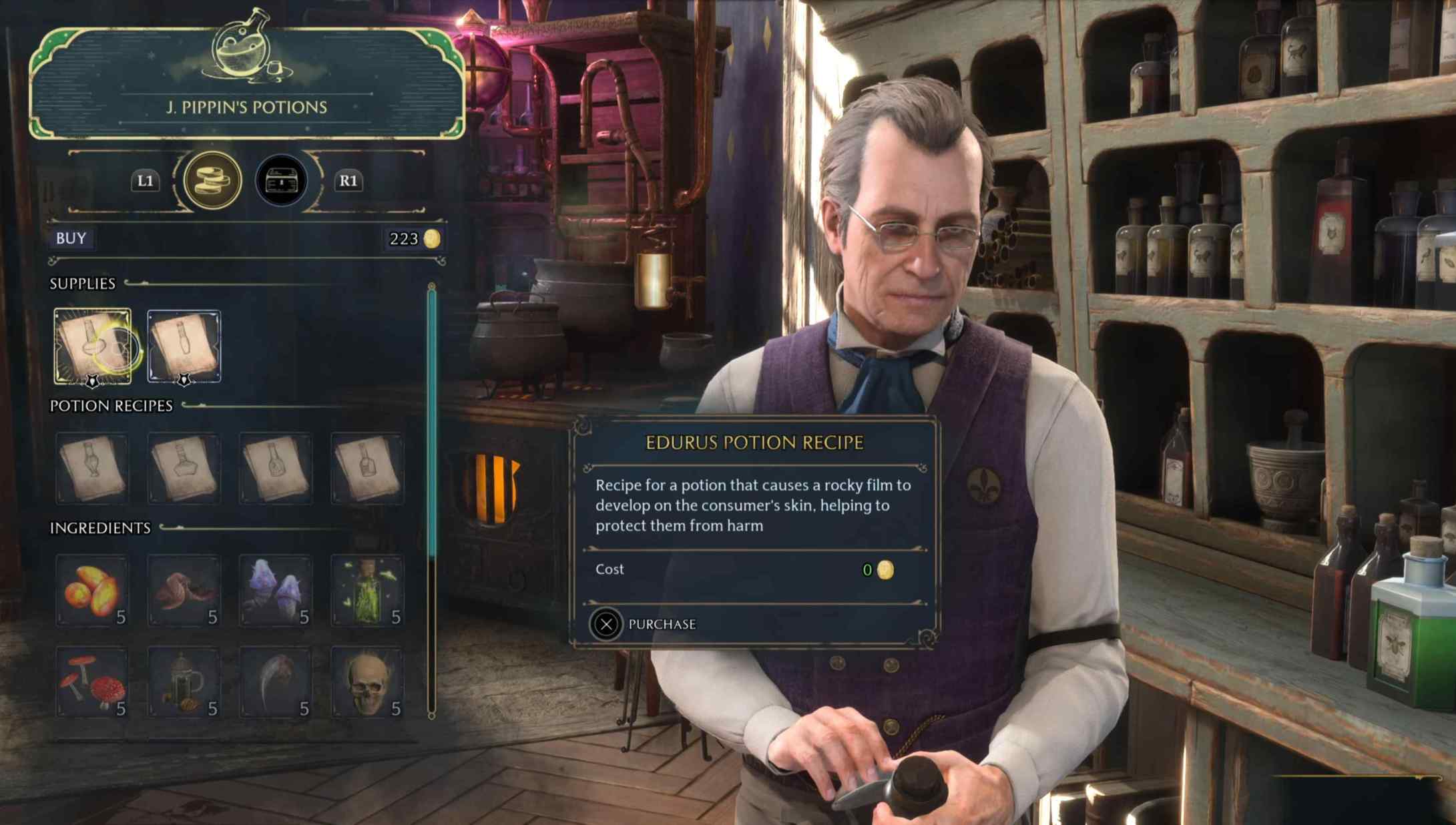 How to Get and Use Edurus Potion in Hogwarts Legacy | Potion Recipe Guide - Touch, Tap, Play