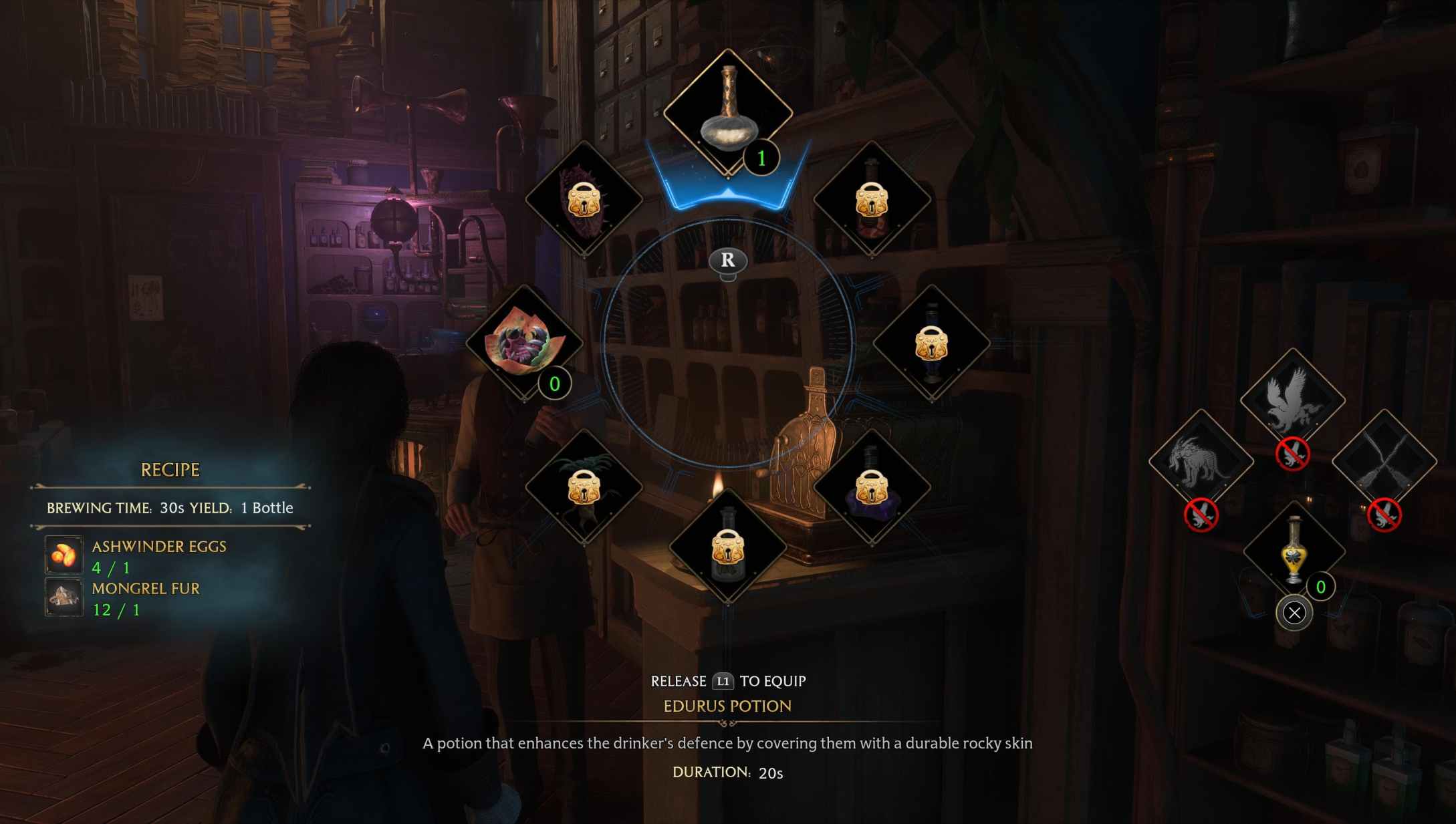 How to Get and Use Edurus Potion in Hogwarts Legacy | Potion Recipe Guide - Touch, Tap, Play