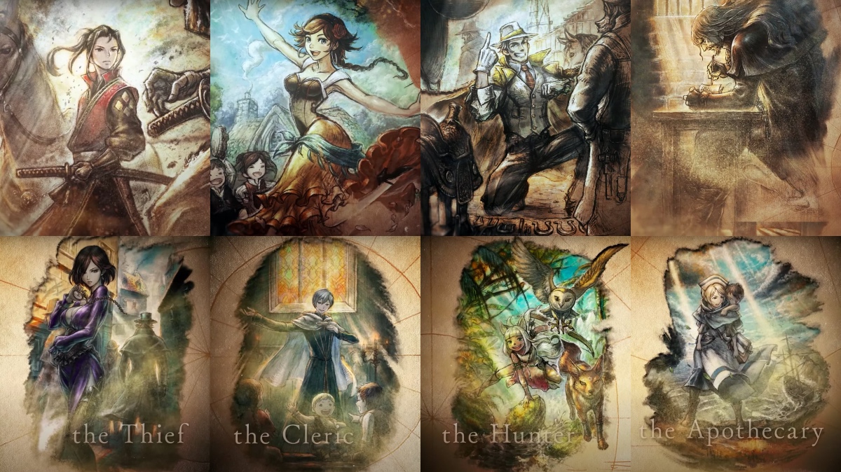 All Confirmed Characters For Octopath Traveler 2 - Touch, Tap, Play