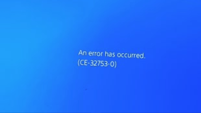 How to Fix PS4 Error Code CE-32753-0 - Touch, Tap, Play