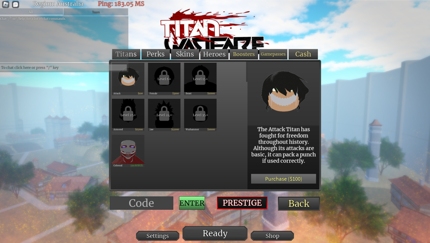 How to Become a Titan Shifter in Roblox Titan Warfare - Touch, Tap, Play