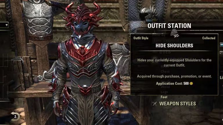 How to Hide Shoulders in Elder Scrolls Online - Character Customization ...