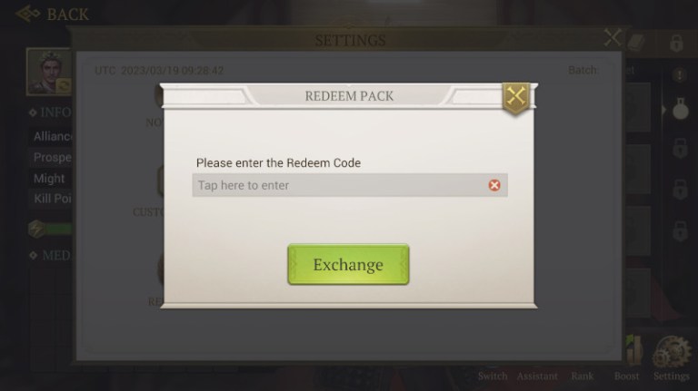 Game of Empires: Warring Realms Codes - Touch, Tap, Play