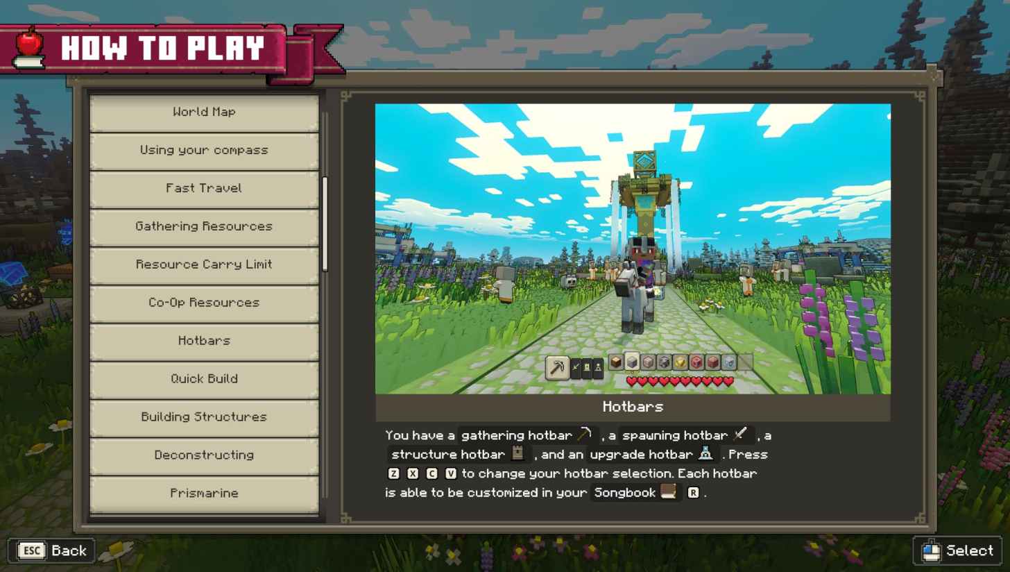 How to Customize Your Hot Bar in Minecraft Legends – Upgrades Guide ...