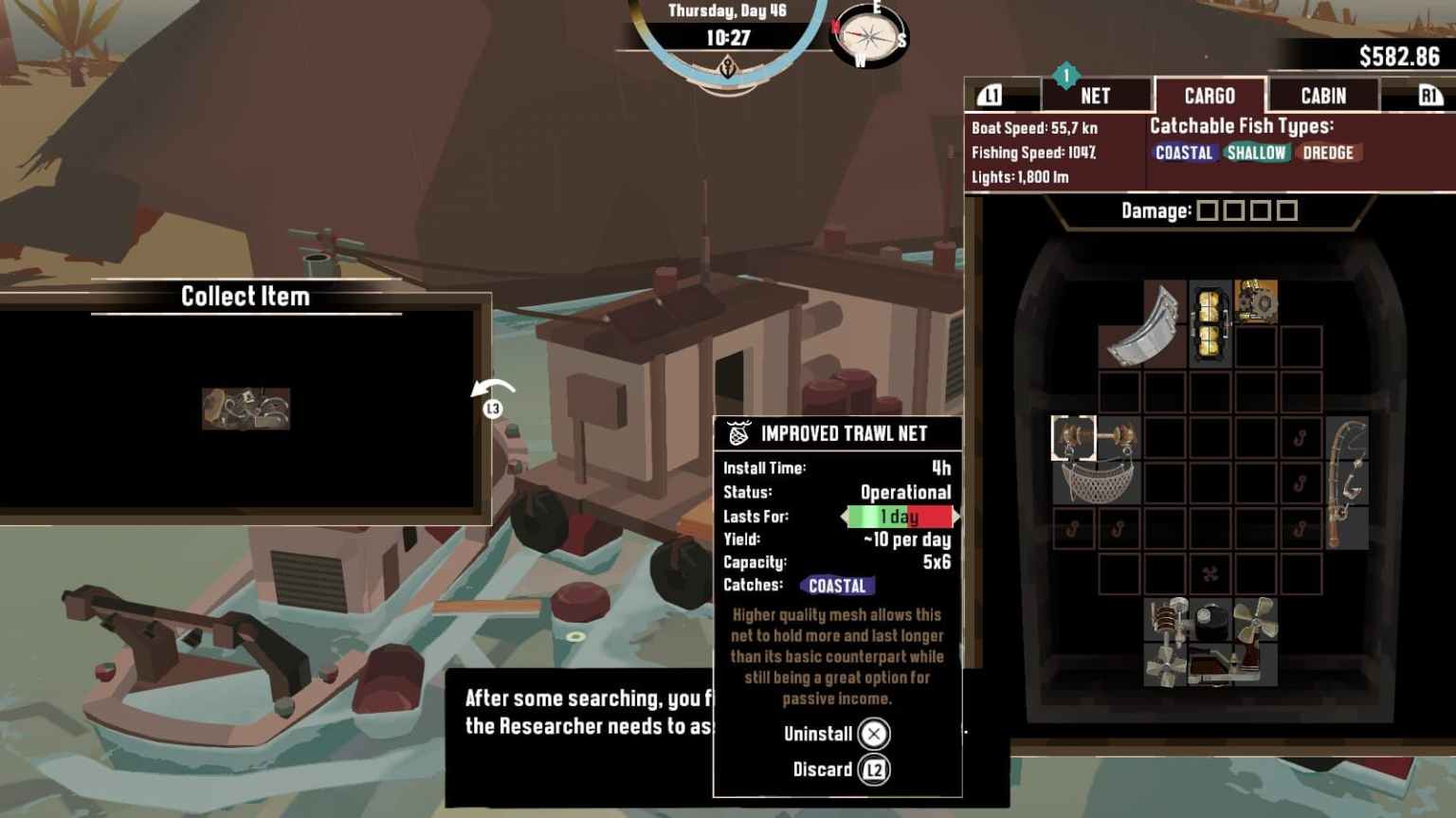 Best Gear and Upgrades in Dredge - Touch, Tap, Play