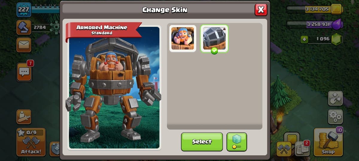 How to Get Free Battle Machine Skin in Clash of Clans - Touch, Tap, Play