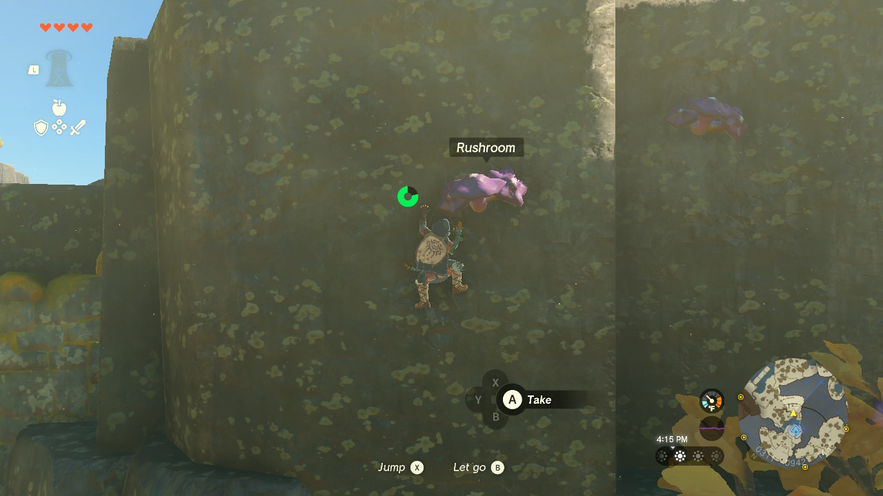 Where to find Rushrooms in Zelda Tears of the Kingdom - Touch, Tap, Play