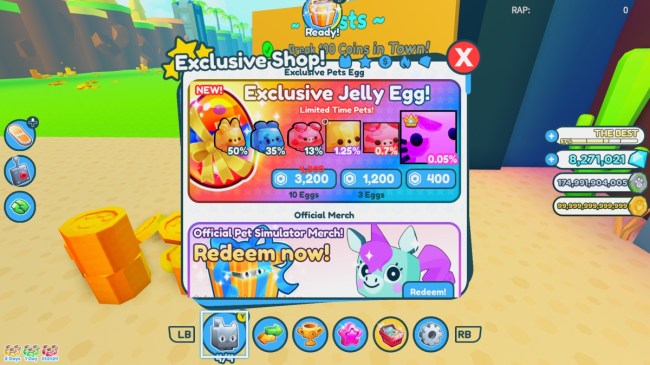 How to Get Jelly Eggs in Roblox Pet Simulator X! - Touch, Tap, Play