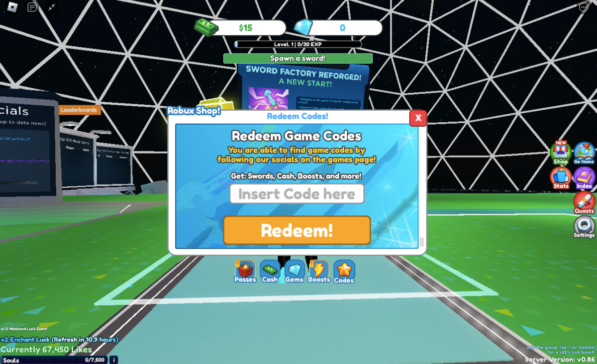 Roblox Sword Factory Reforged Codes (December 2023) - Touch, Tap, Play