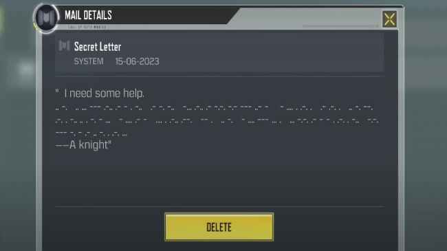 What Does the Secret Letter in COD Mobile Say? Solving the Morse Code ...