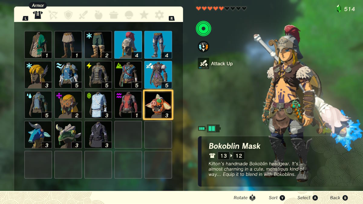 Best Late Game Armor in Zelda Tears of the Kingdom - Touch, Tap, Play