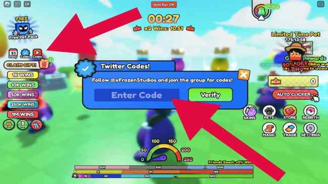 Grimace Race Codes - Touch, Tap, Play