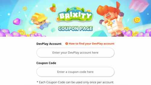 Brixity Codes (August 2023) - Touch, Tap, Play