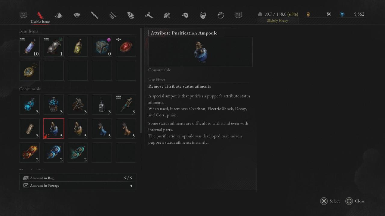 Lies of P Status Effects List & How to Cure Them - Touch, Tap, Play