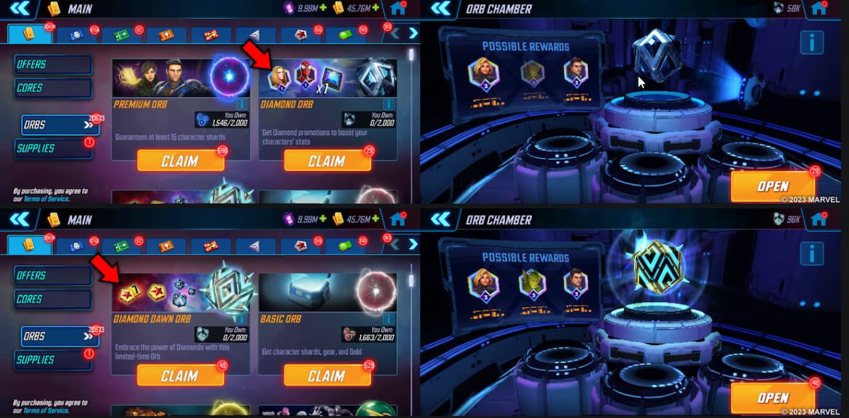 Marvel Strike Force Diamonds: What Are They and How to Upgrade ...