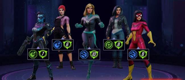 Best Marvel Strike Force War Attack Teams - Touch, Tap, Play