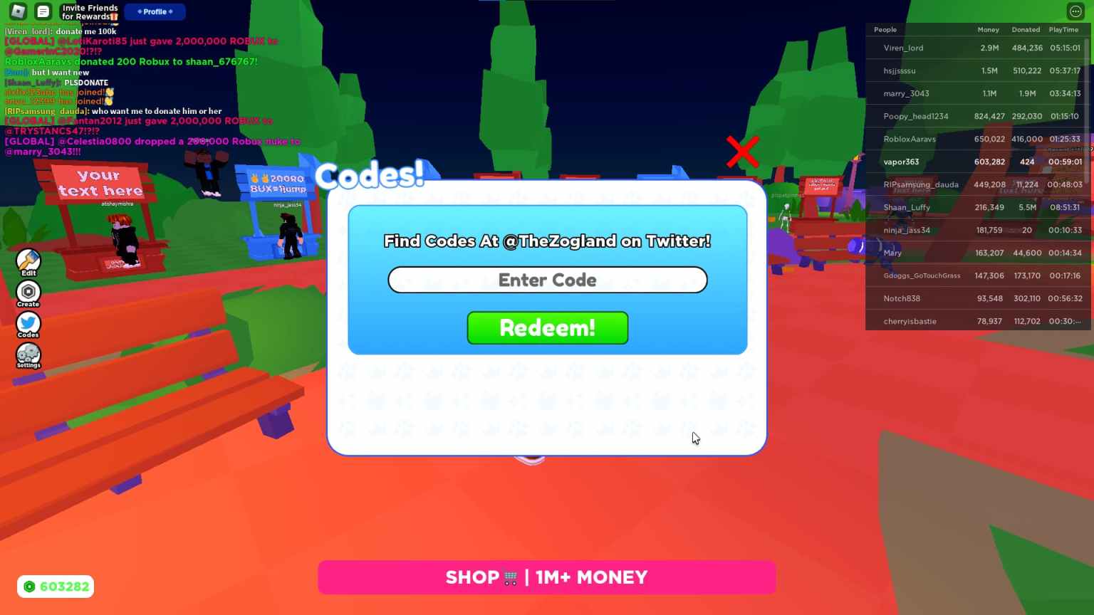 Pls Donate But Infinite Robux Codes - Touch, Tap, Play