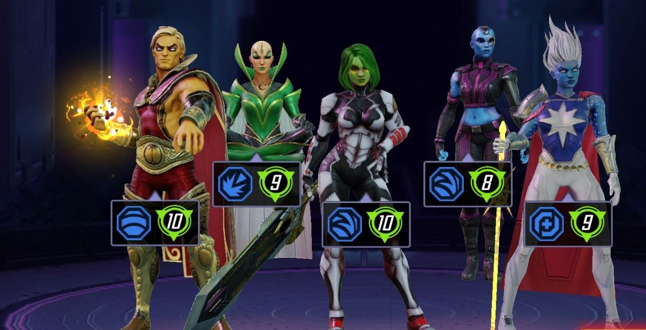 Marvel Strike Force Best War Defense Teams - Touch, Tap, Play