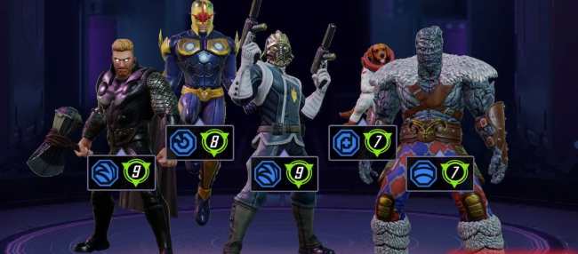 Marvel Strike Force Best War Defense Teams - Touch, Tap, Play