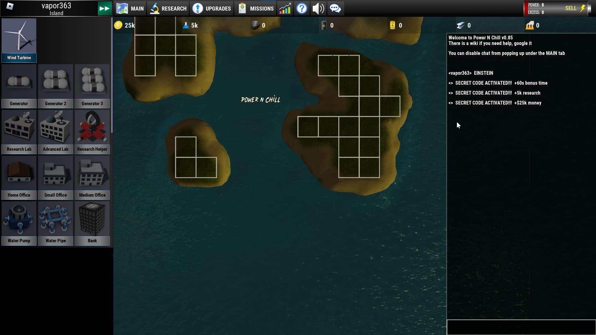 Power n Chill Codes - Touch, Tap, Play