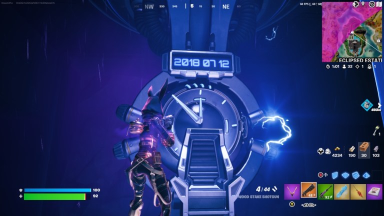 Where is the Fortnite Time Machine? - Touch, Tap, Play