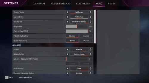 Apex Legends Best Settings For Season 19 - Touch, Tap, Play