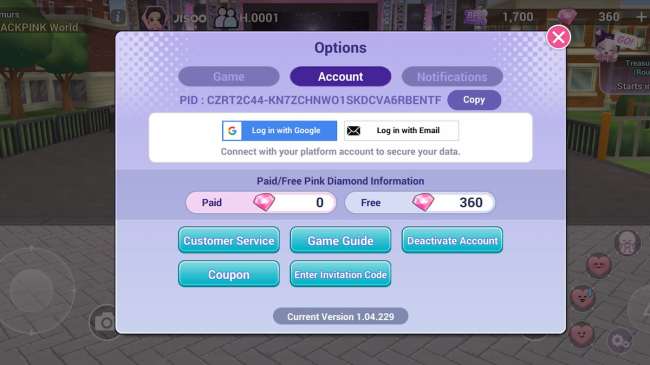 BLACKPINK the Game Codes - Touch, Tap, Play