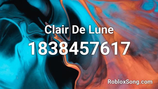 Clair De Lune: Roblox Music ID Codes - Touch, Tap, Play
