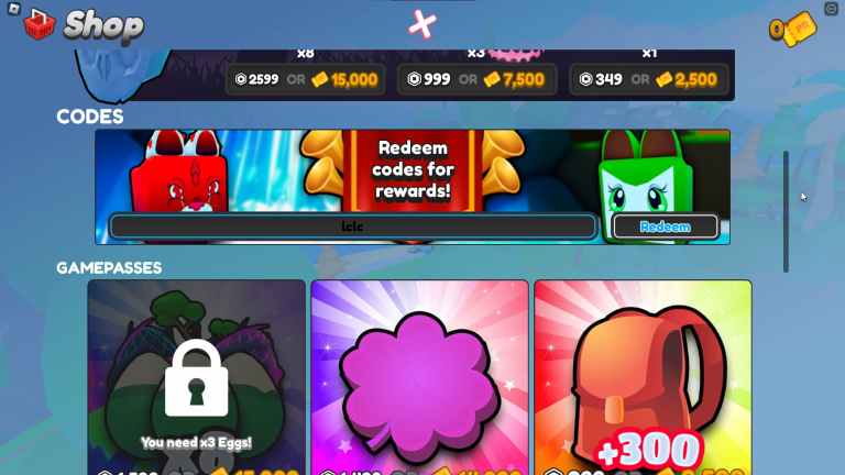 Roblox Pet Rift 2 Codes - Touch, Tap, Play