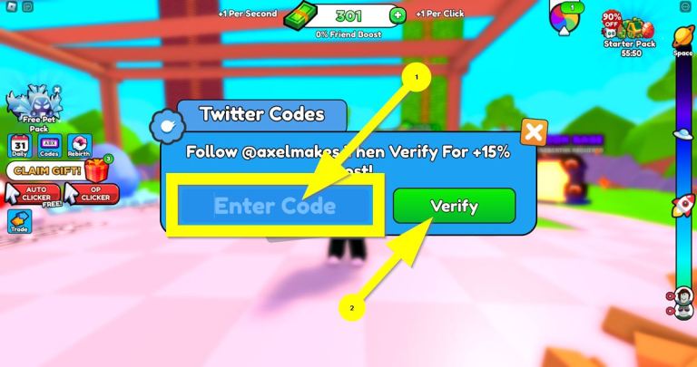 Roblox Get Richer Every Click Codes - Touch, Tap, Play