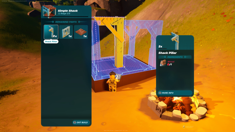 How to Build a Simple Shack in LEGO Fortnite - Touch, Tap, Play