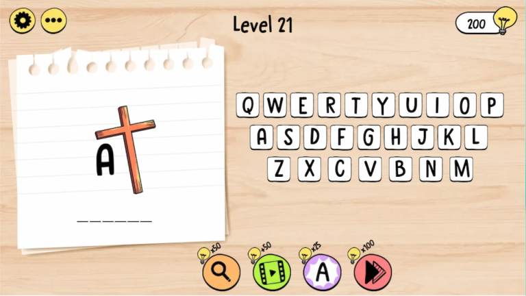 Brain Test: Tricky Words Level 21–30 Answers - Touch, Tap, Play