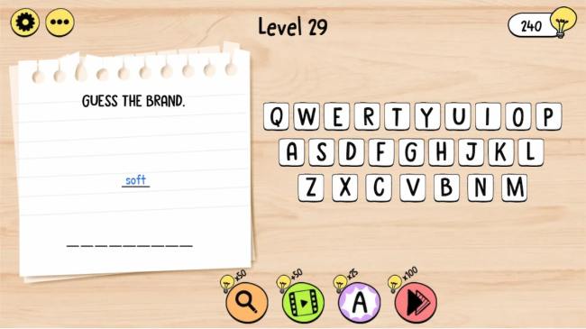 Brain Test: Tricky Words Level 21–30 Answers - Touch, Tap, Play