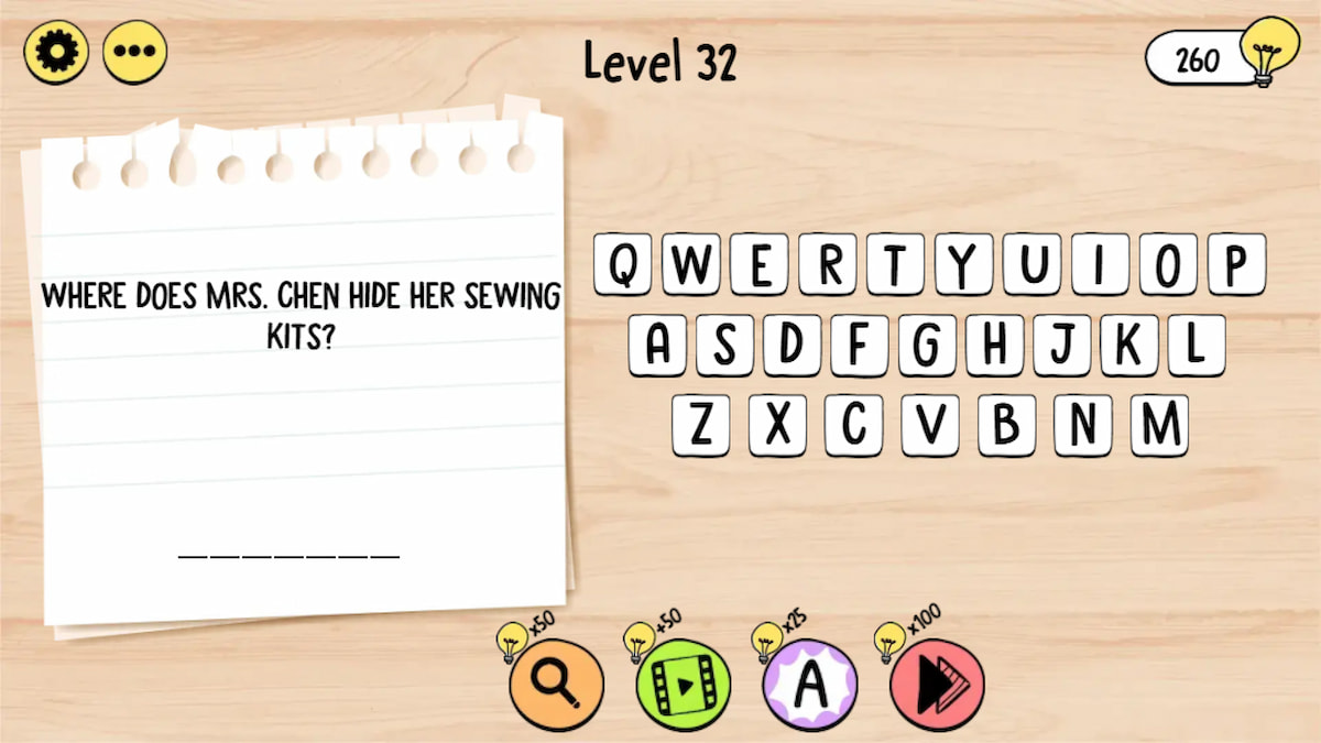 Brain Test: Tricky Words Level 31–40 Answers - Touch, Tap, Play