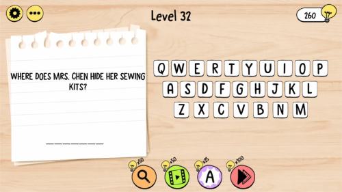 Brain Test: Tricky Words Level 31–40 Answers - Touch, Tap, Play
