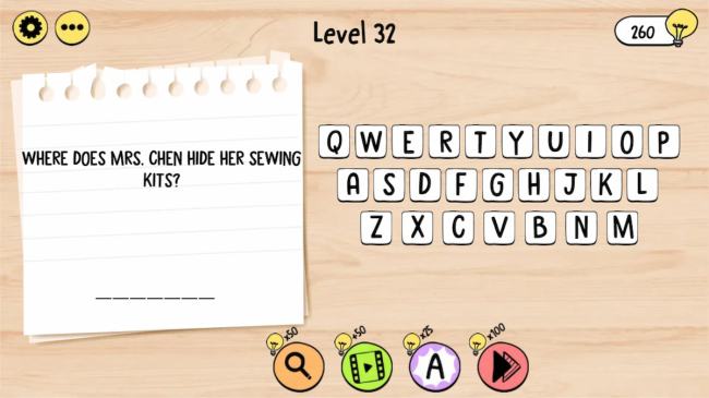 Brain Test: Tricky Words Level 31–40 Answers - Touch, Tap, Play