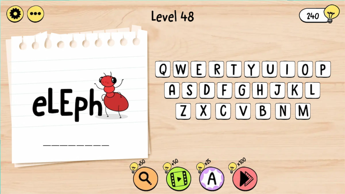 Brain Test: Tricky Words Level 41–50 Answers - Touch, Tap, Play