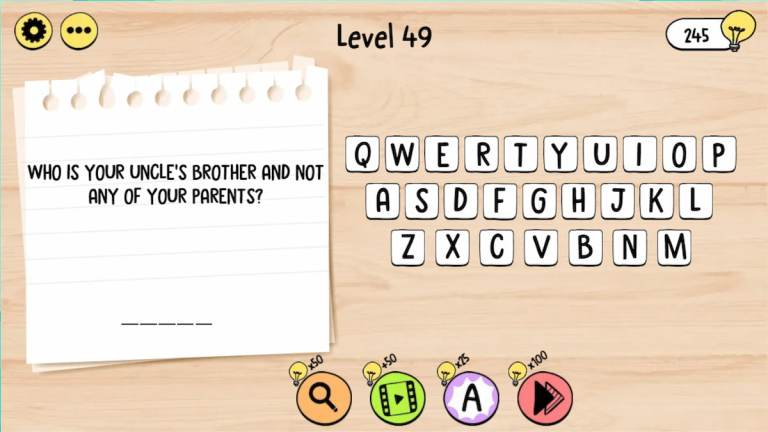 Brain Test: Tricky Words Level 41–50 Answers - Touch, Tap, Play