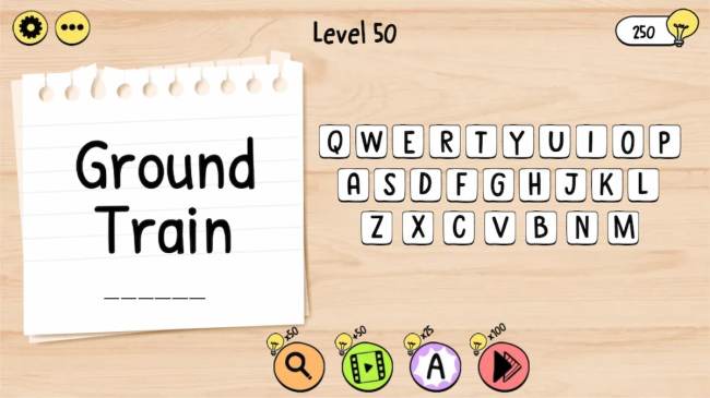 Brain Test: Tricky Words Level 41–50 Answers - Touch, Tap, Play