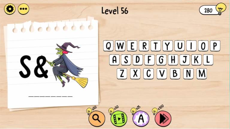 Brain Test: Tricky Words Level 51–60 Answers - Touch, Tap, Play