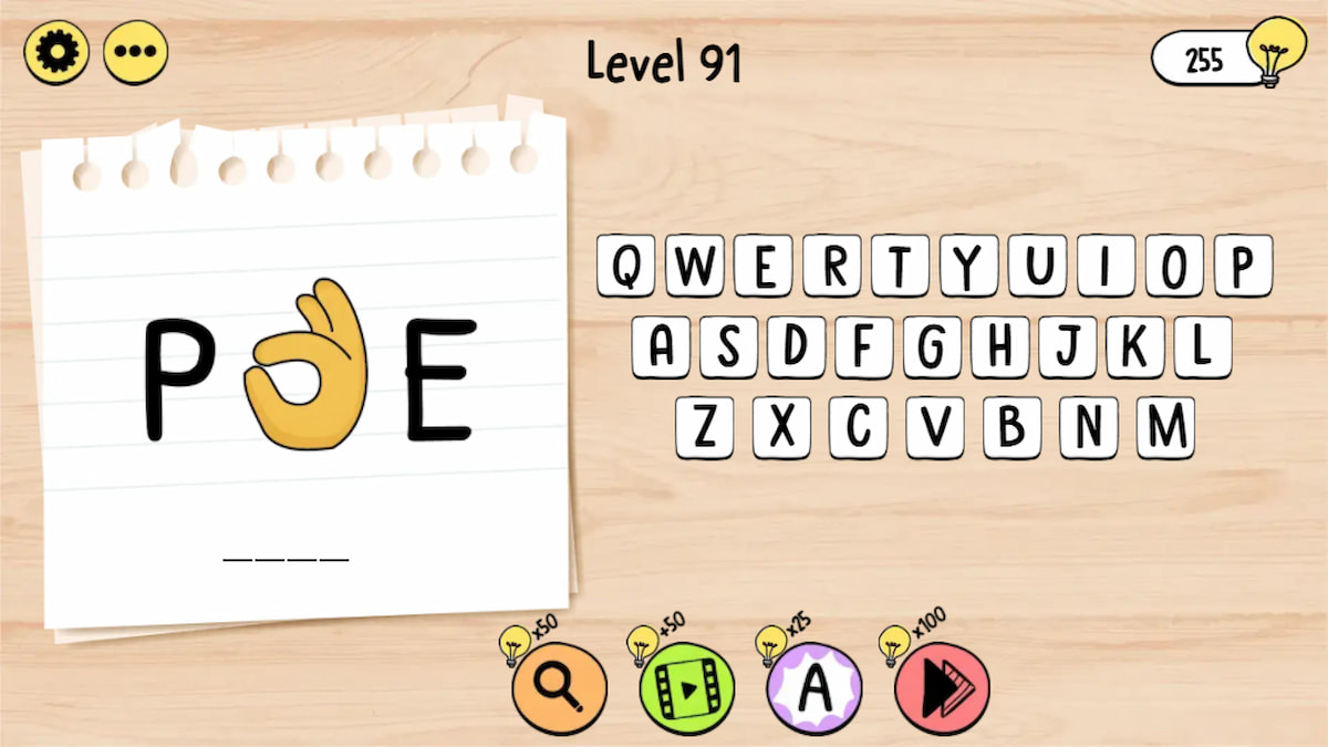 Brain Test: Tricky Words Level 91–100 Answers - Touch, Tap, Play