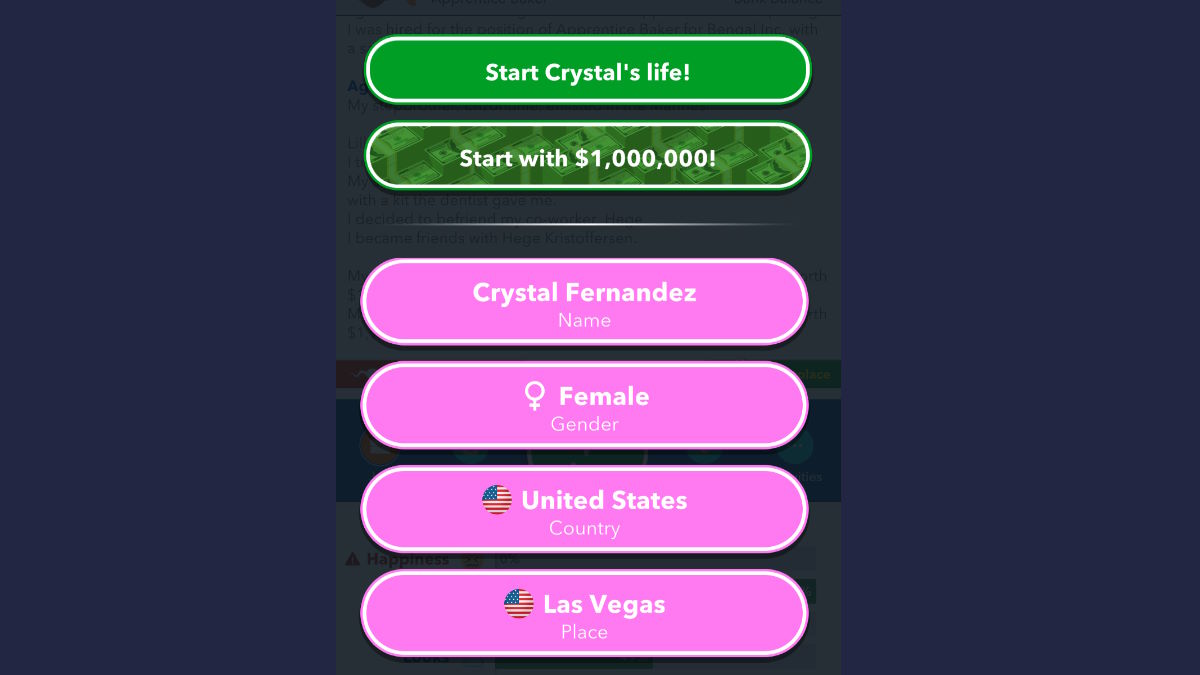 BitLife: How to be Born a Female in Nevada - Touch, Tap, Play