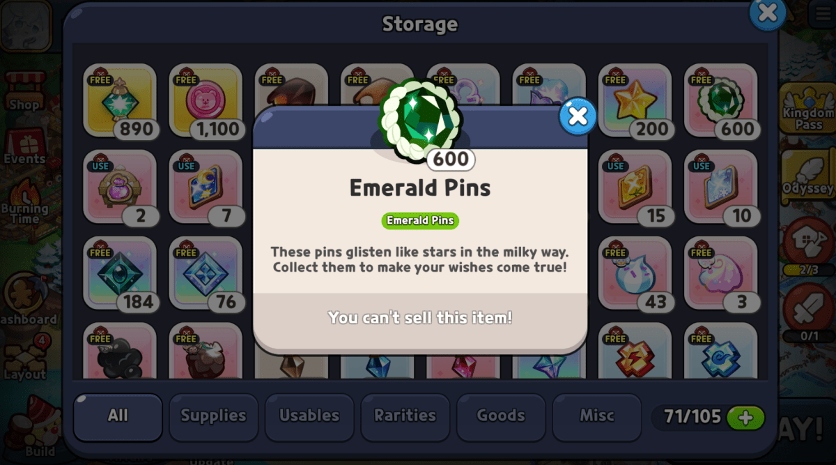 What Are Emerald Pins in Cookie Run Kingdom? - Answered - Touch, Tap, Play