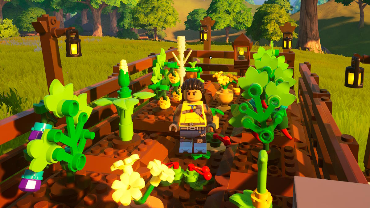 How to Make a Garden in LEGO Fortnite - Touch, Tap, Play