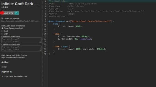 How to Play Infinite Craft in Dark Mode (Guide) - Touch, Tap, Play